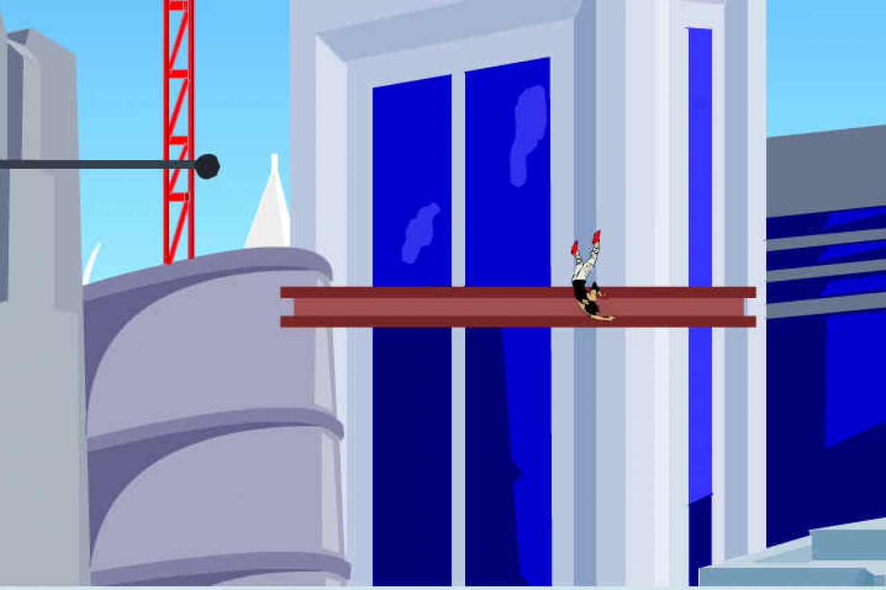 Flashspiel des Tages: Mirror's Edge 2D