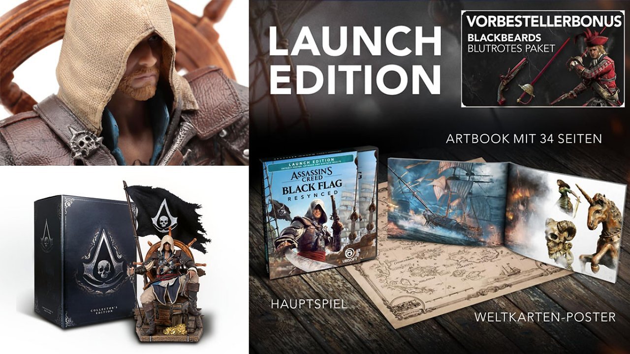 Assassin's Creed Black Flag Resynced: Jetzt vorbestellbar, auch (noch ...