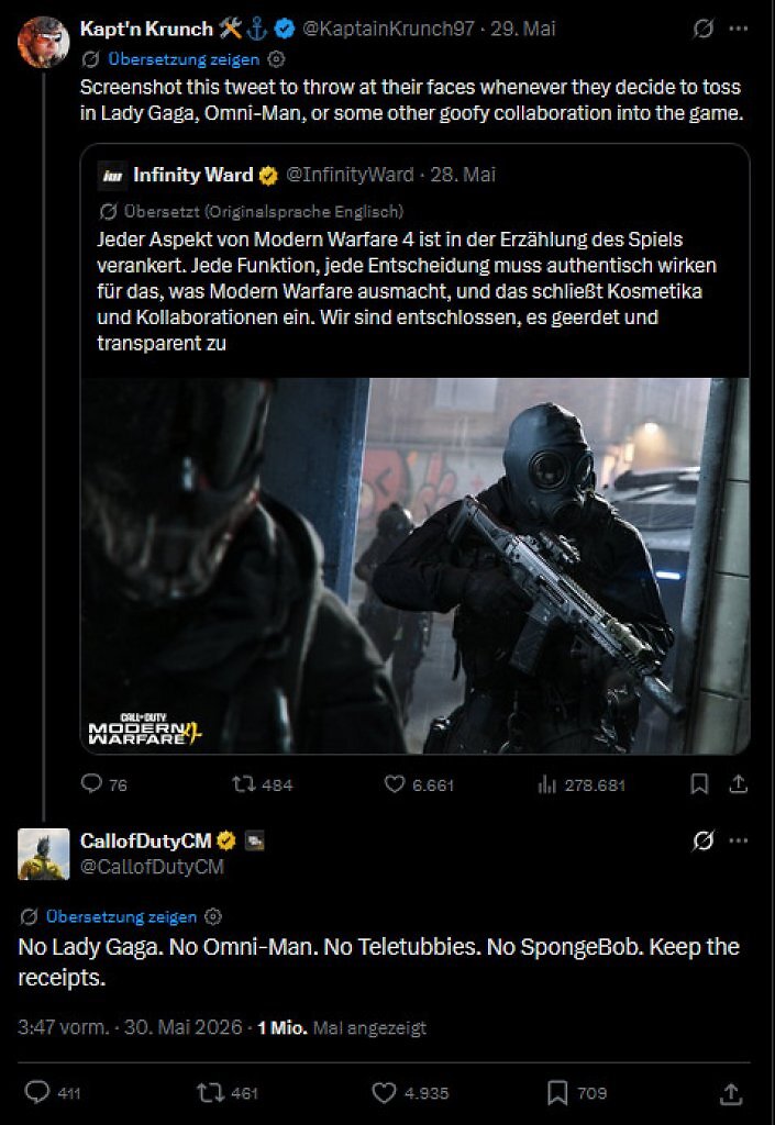 Call of Duty: MW4 - Entwickler machen Ernst: Diesmal ist wirklich ...