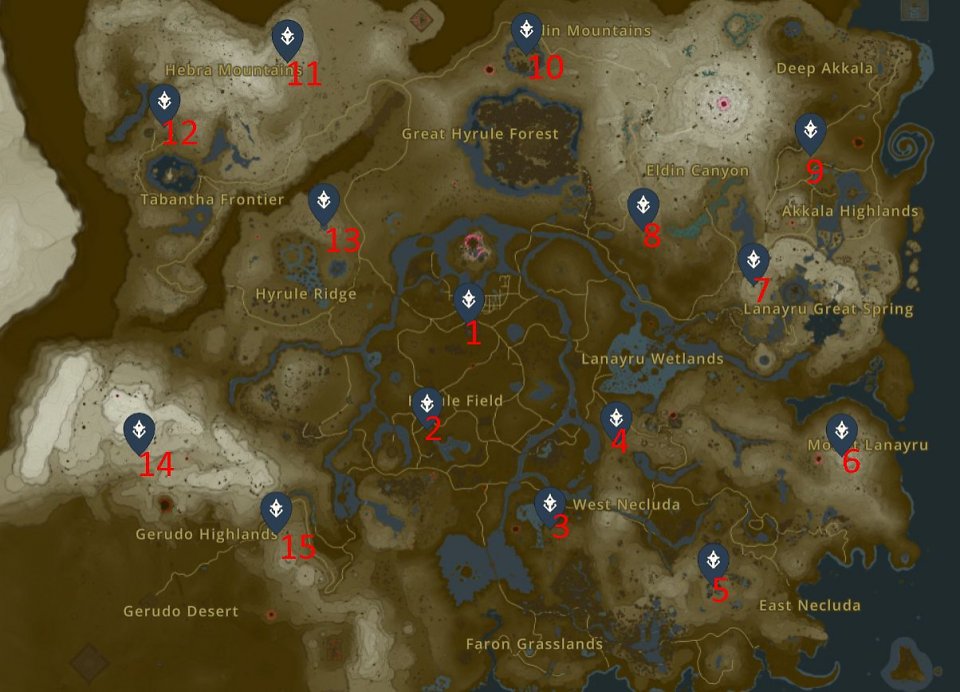 Zelda: Tears of the Kingdom - Alle Türme freischalten - Tipps zu ...