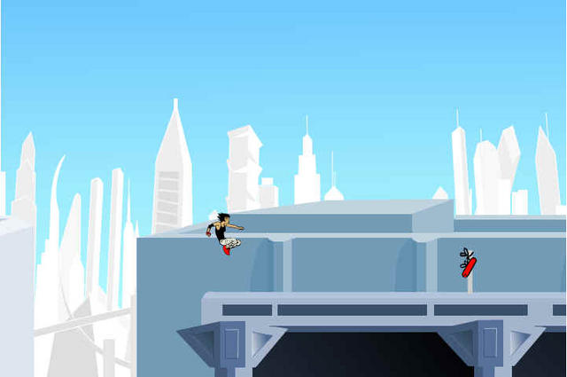 Flashspiel des Tages: Mirror's Edge 2D