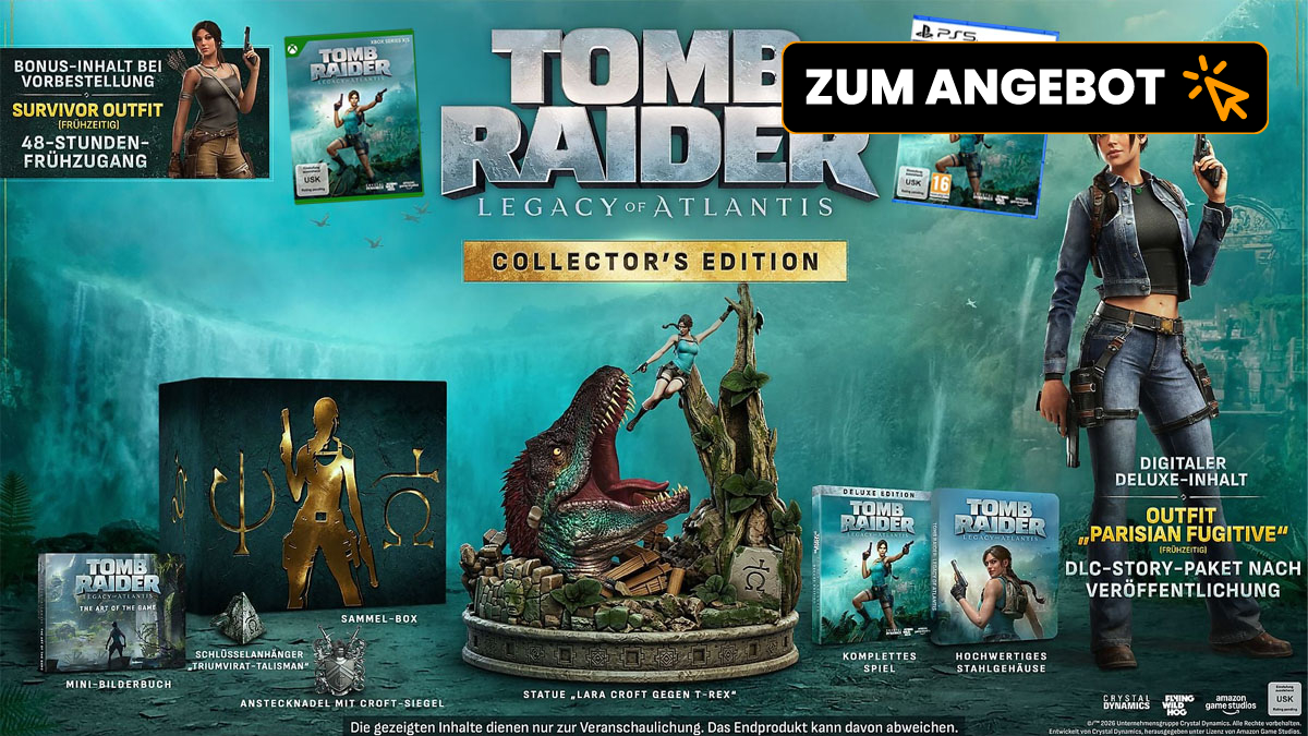 Tomb Raider - Legacy of Atlantis: Jetzt vorbestellbar - Collector's ...